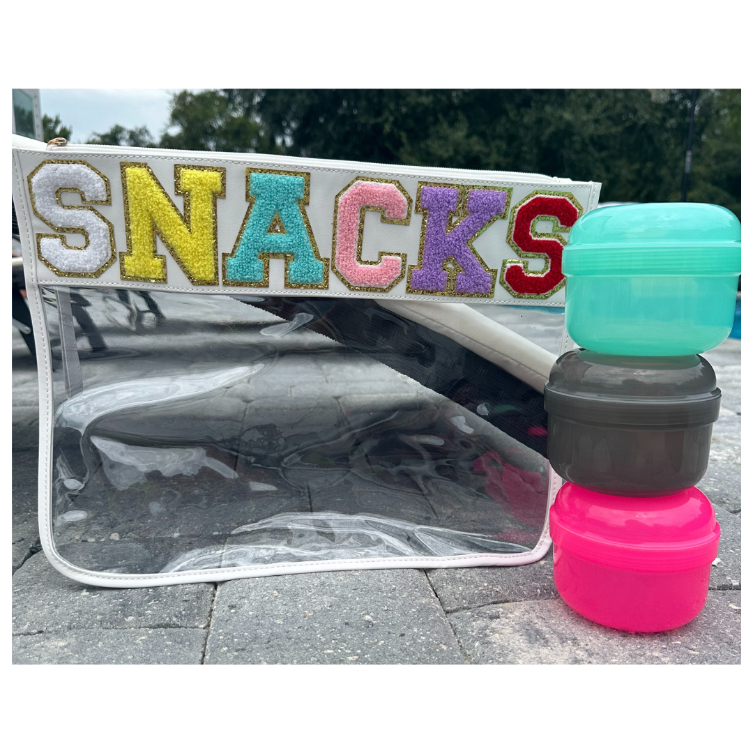 SNACKS Set: XL Bag with 3 Piece SnackSafes – SubSafe
