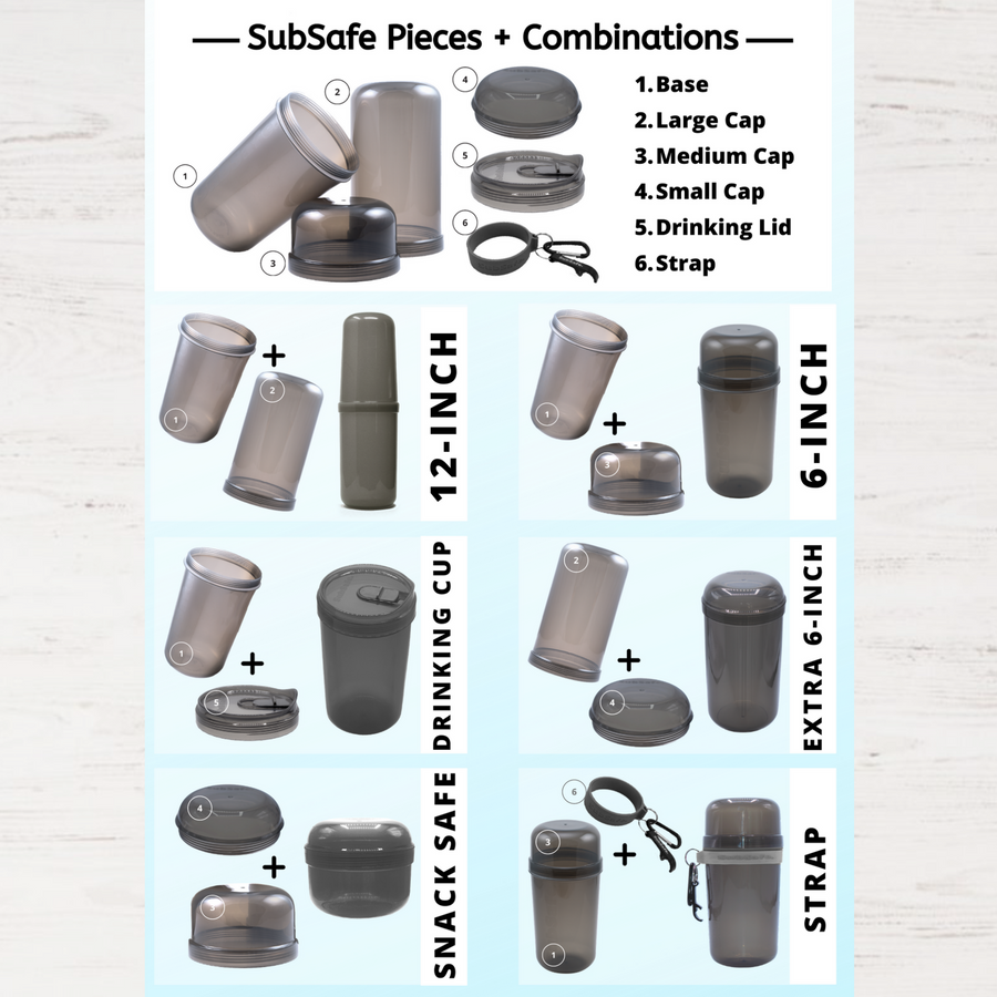 SubSafe Single Combo Pack (more color options)